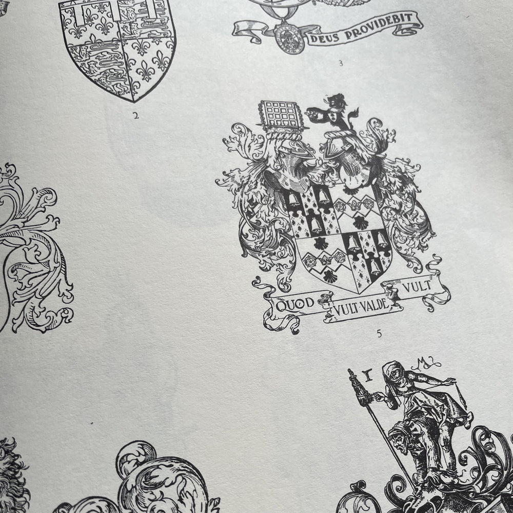 Hand Engraved Crest 18k Yellow Gold Round Signet Ring - From Your Desi